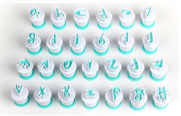 Push Easy Script Alphabet Cutters – Bakers Supplies