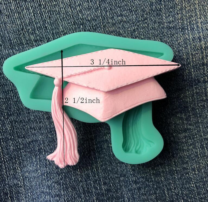 Silicon Graduation Cap Fondant Mold – Bakers Supplies