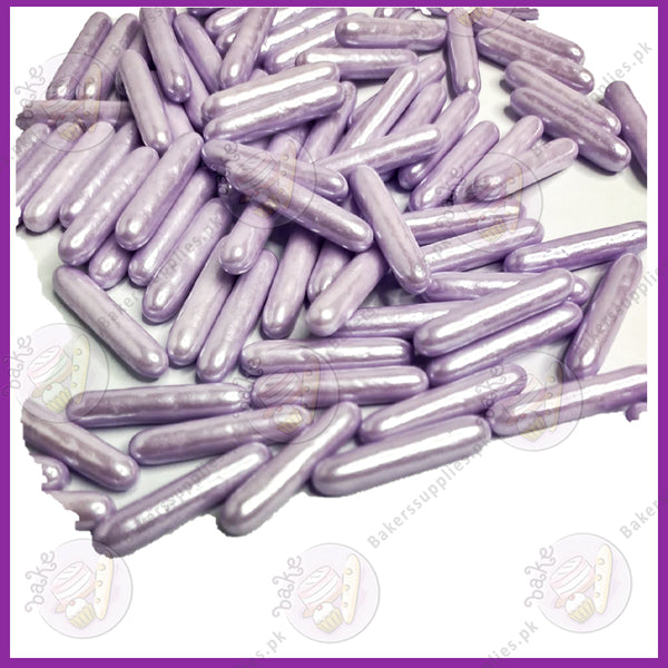 Metallic Purple Rods Sprinkle Confetti – Bakers Supplies