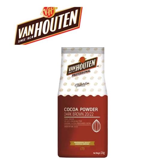 Van Houten Cocoa Powder Dutch Processed 1kg – Bakers Supplies